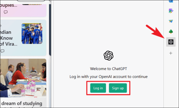 Πώς να βάλεις το ChatGPT στο Microsoft Edge (στην πλαϊνή γραμμή)